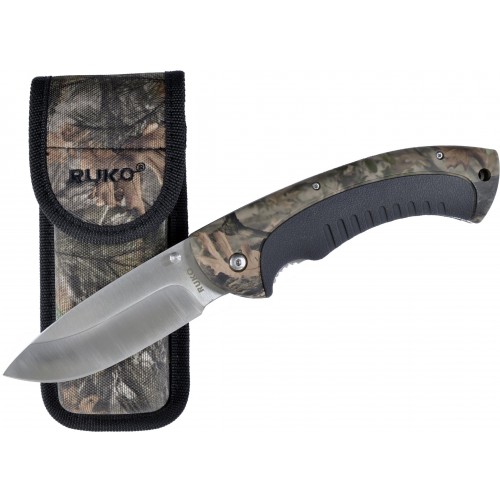 RUKO LARGE FRAME FOLDING KNIFE 3D CAMO 4" - Mel's Outdoors