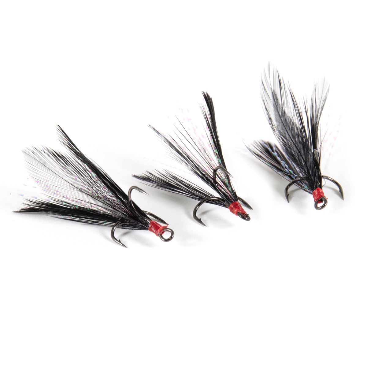 Clam Feathered Gaff Treble Hooks - Mel's Outdoors