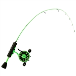 13 Fishing 25" UL Radioactive Pickle Ice Fishing Combo - Mel's Outdoors