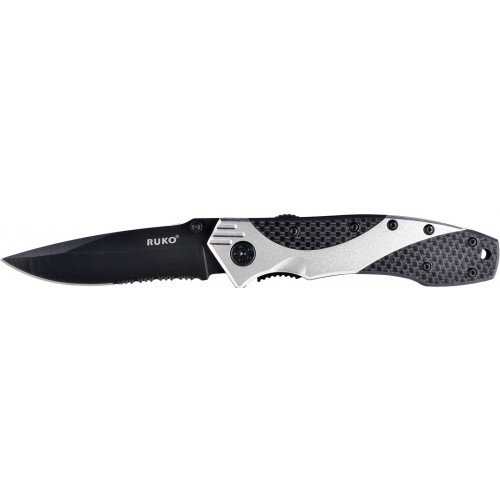 RUKO SHARK OPENING KNIFE SILVER 3-1/4" BLADE - Mel's Outdoors