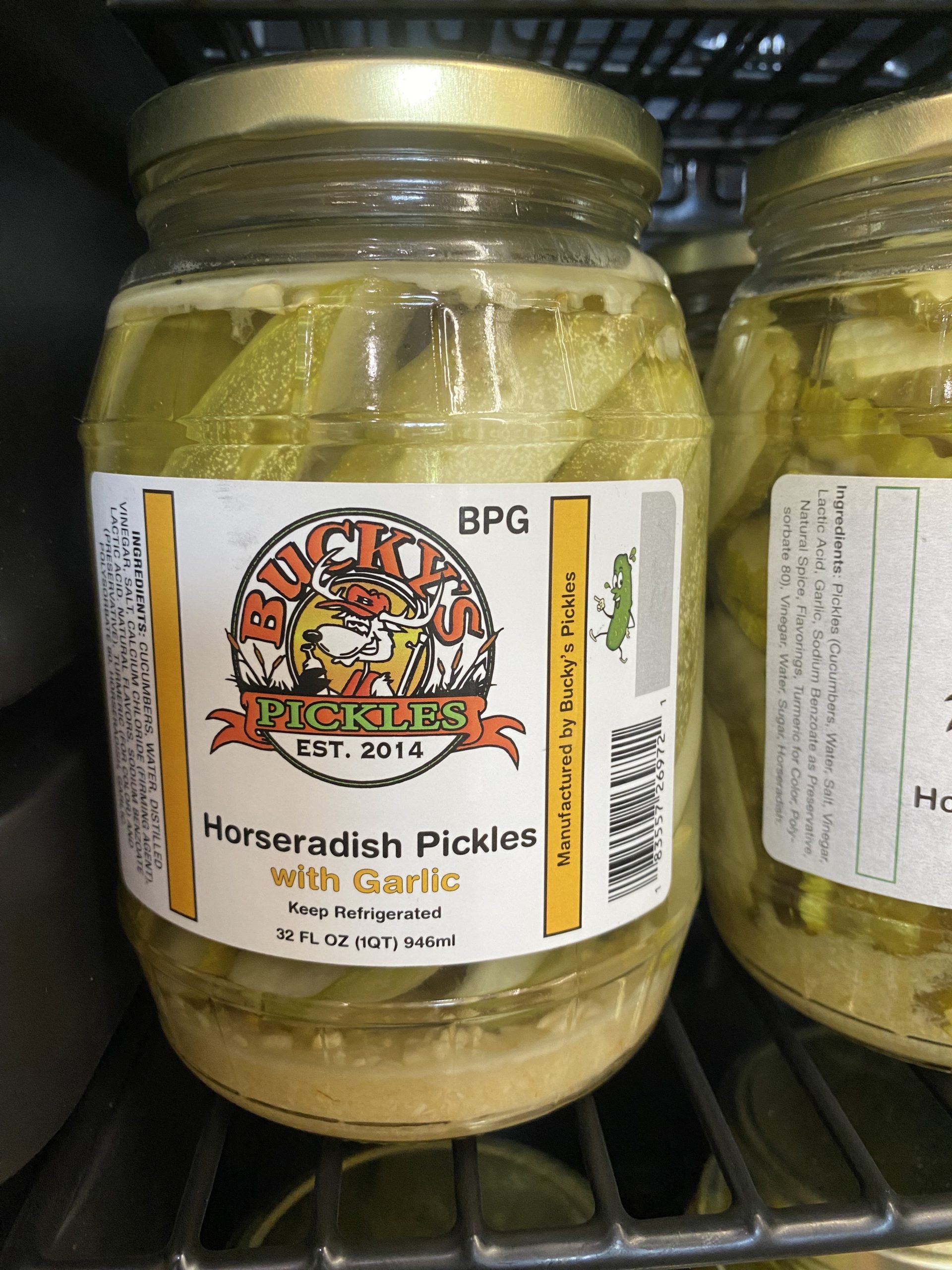 Bucky's Pickles With Garlic - Mel's Outdoors